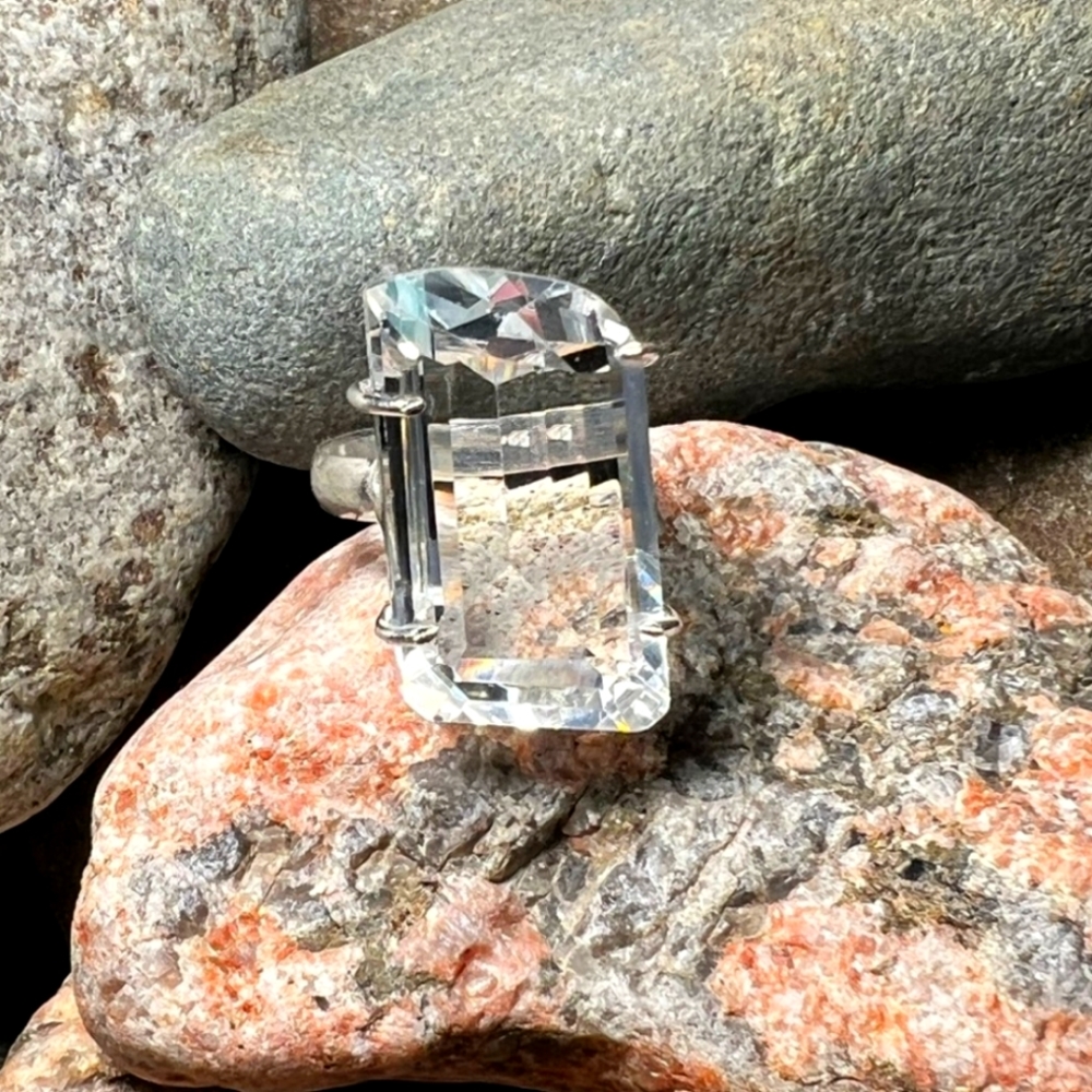 Beautiful Quarts Silver 925 Ring... - Gem